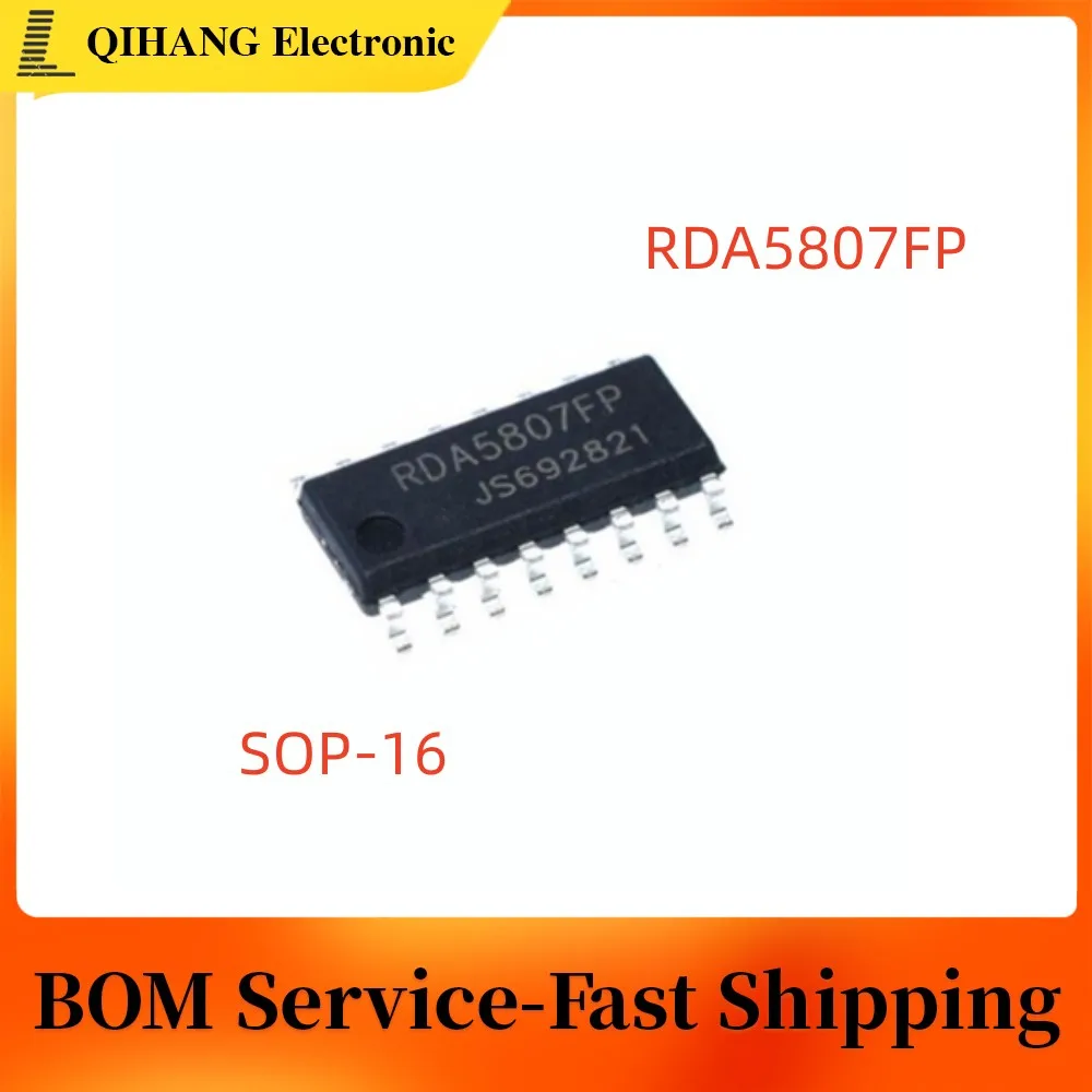 5pcs Rda5807fp Rda5807 Stereo Radio Chip Radio Ic Sop16 Radio ...