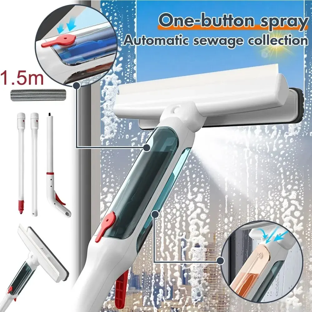 Window-Cleaning-Brush-Glass-Wiper-for-Bathroom-Mirror-Long-Handle-Brush ...