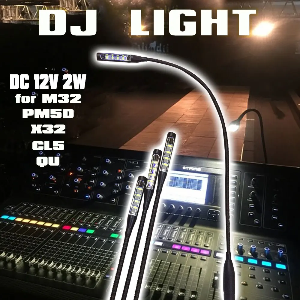 12V 2W LED DJ Light for Stage Console Work Lamp Compatible with M32 X32 ...