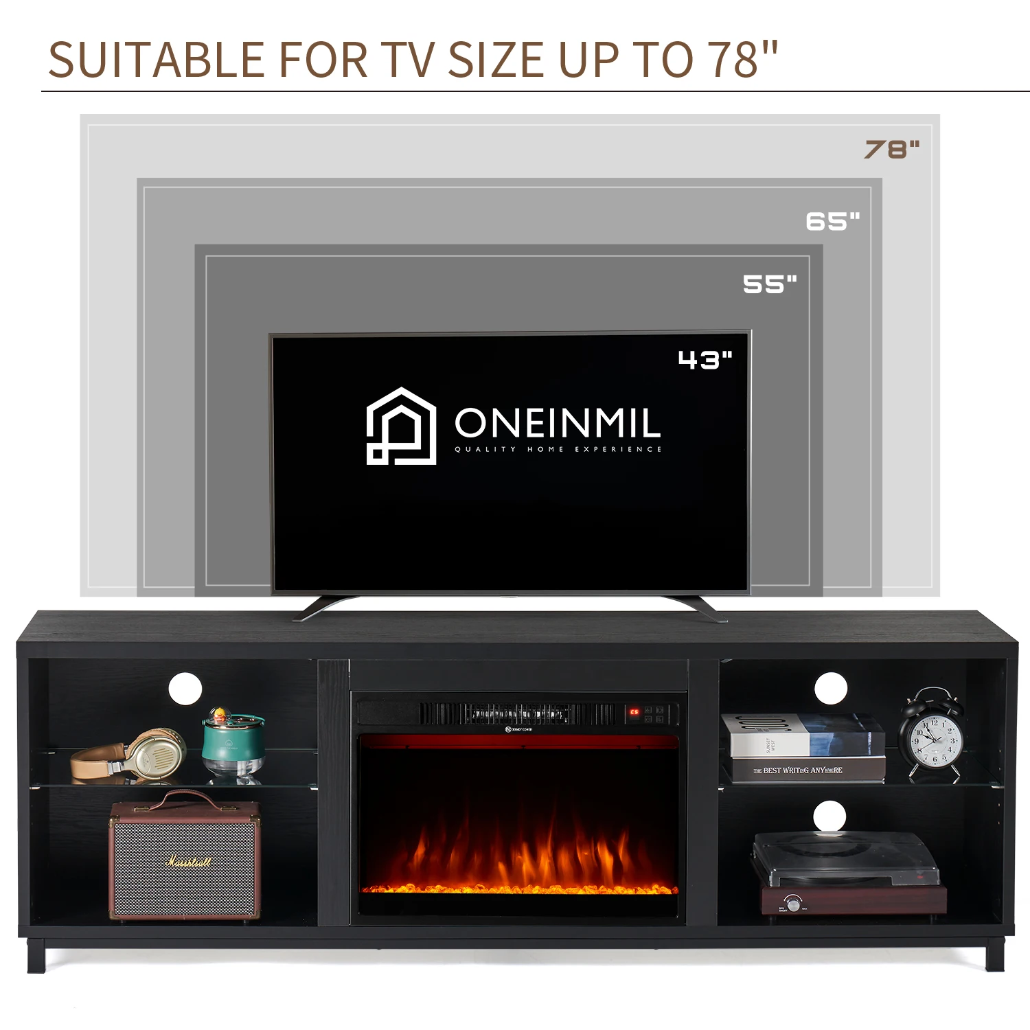 Aoxun-Fireplace-TV-Stand-68-TV-Cabinet-with-23-Electric-Fireplace ...