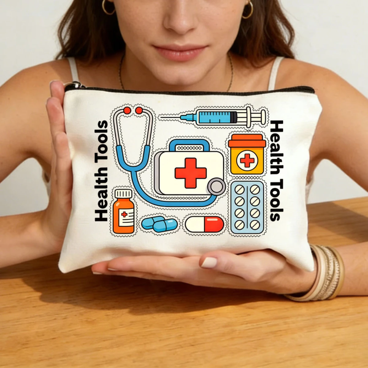 1Pc Medical-themed storage bag, a multi-functional hand-held storage ...