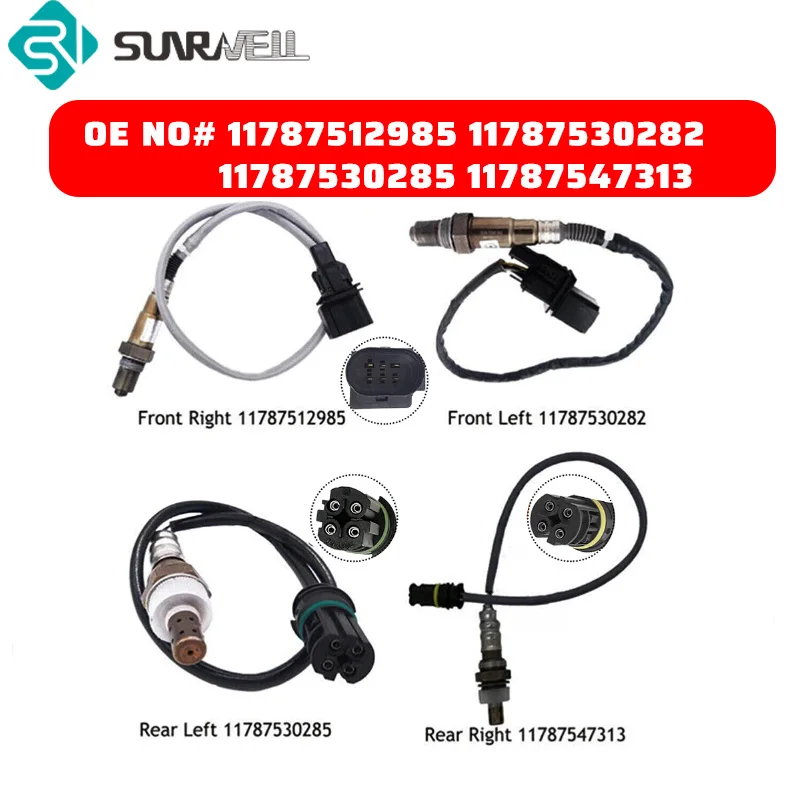 11787512985 11787530282 11787530285 11787547313 Front Rear O2 Oxygen ...