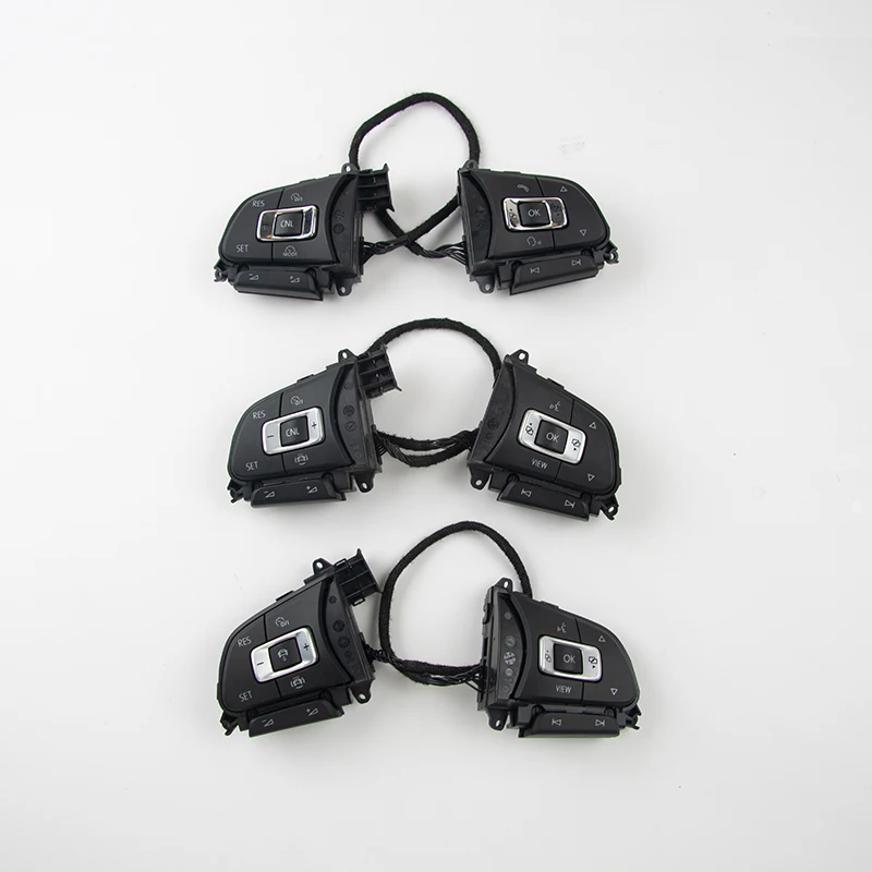 Multi Function Buttons Steering Wheel Fit For VW Passat B8 Jetta Tiguan ...