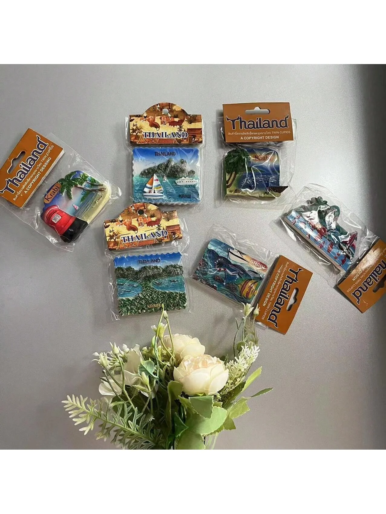 Creative-textured-refrigerator-magnets-seaside-scenery-undersea-scenery ...