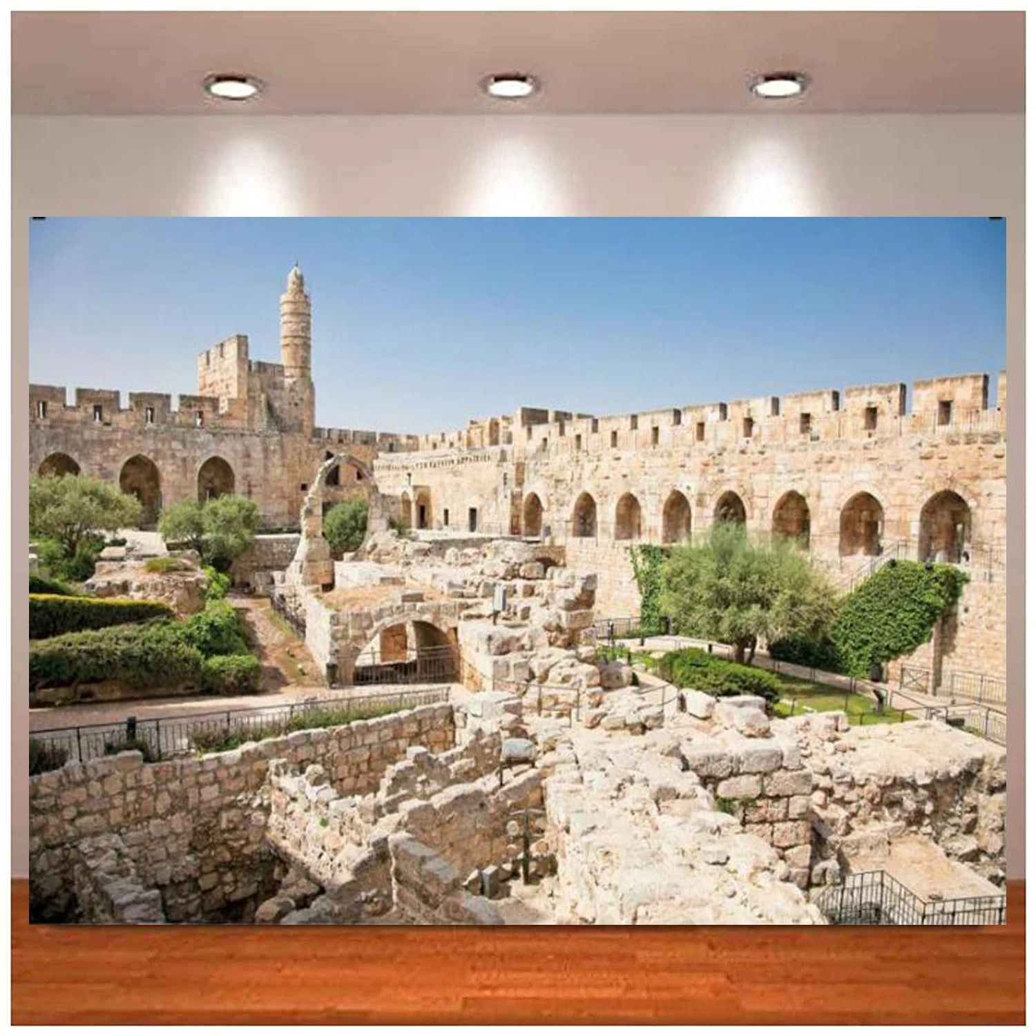 The-Old-City-Jerusalem-Photography-Backdrop-David-Tower-Museum-Photo ...