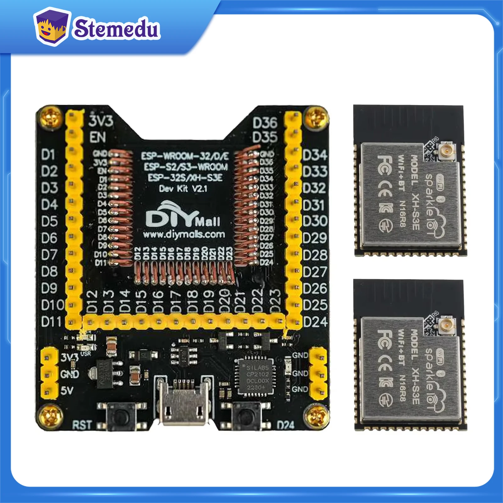 New ESP32-S3 ESP32 module XH-S3E N16R8 built-in Wifi + Bluetooth 5.0 ...