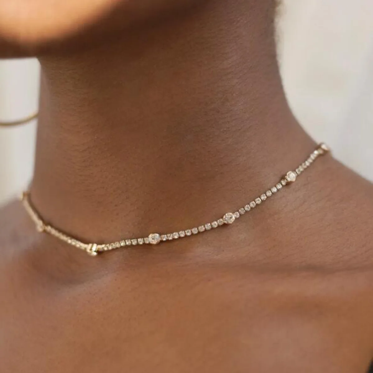 Minority-Simple-Temperament-Wind-Claw-Chain-Necklace-Ladies-Collarbone ...
