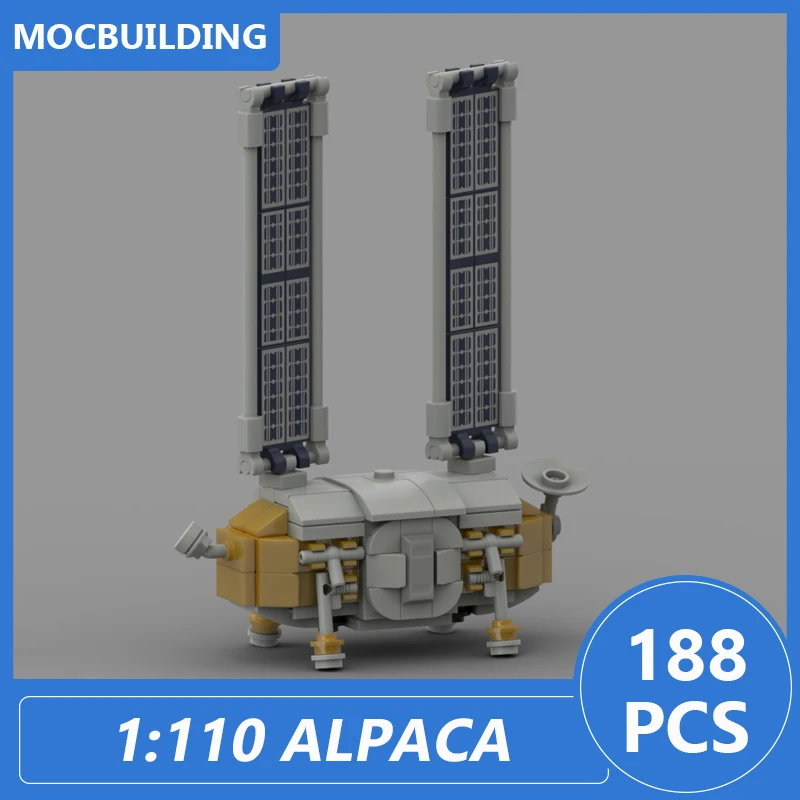 1:110 Model of Dynetics Alpaca Lunar Lander Moc Building Blocks Diy ...