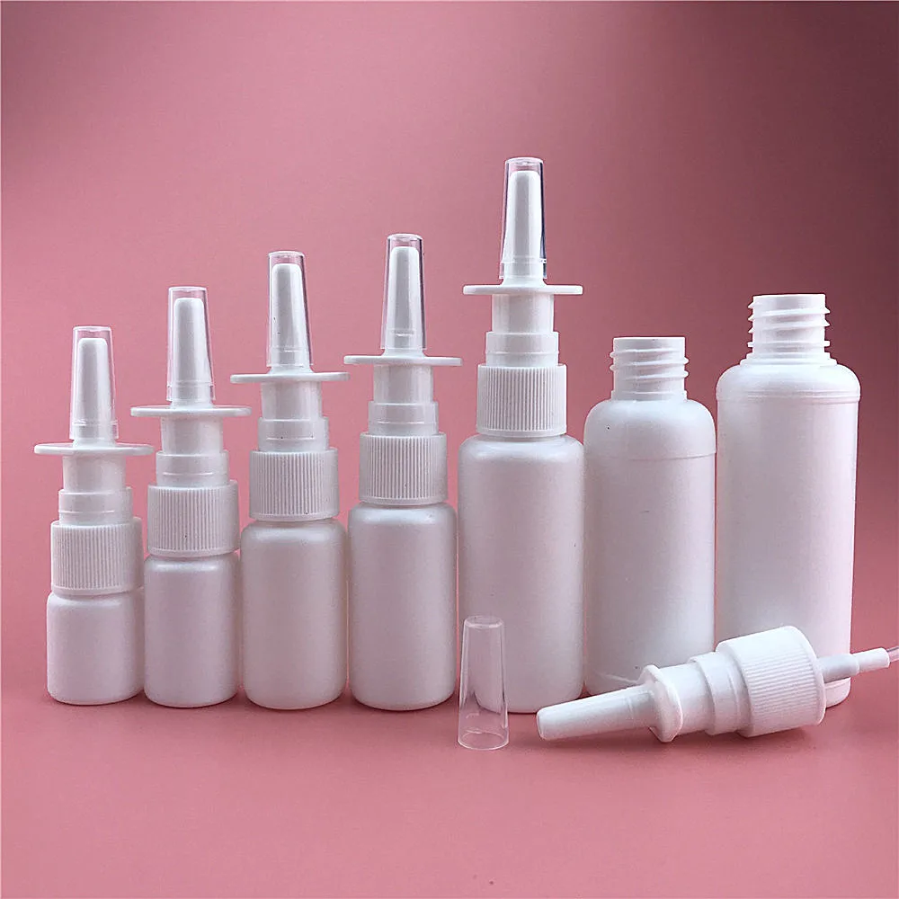 2PCS-5-10-15-20-30-50ml-Nasal-Pump-Spray-Bottle-Empty-Mist-Nose-Liquid ...