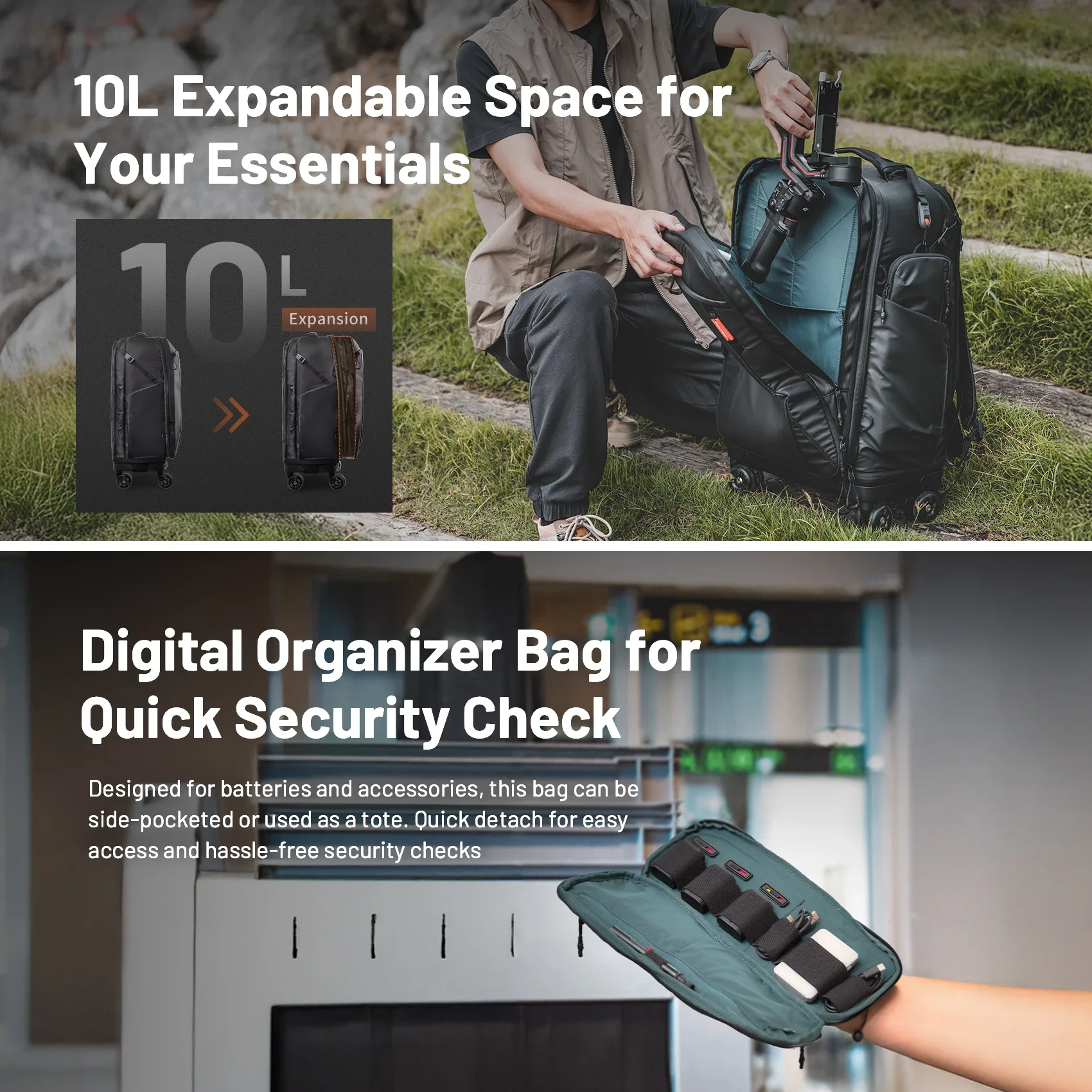 PGYTECH Photography Trolley Case Photography Bag DSLR Camera Bag ...