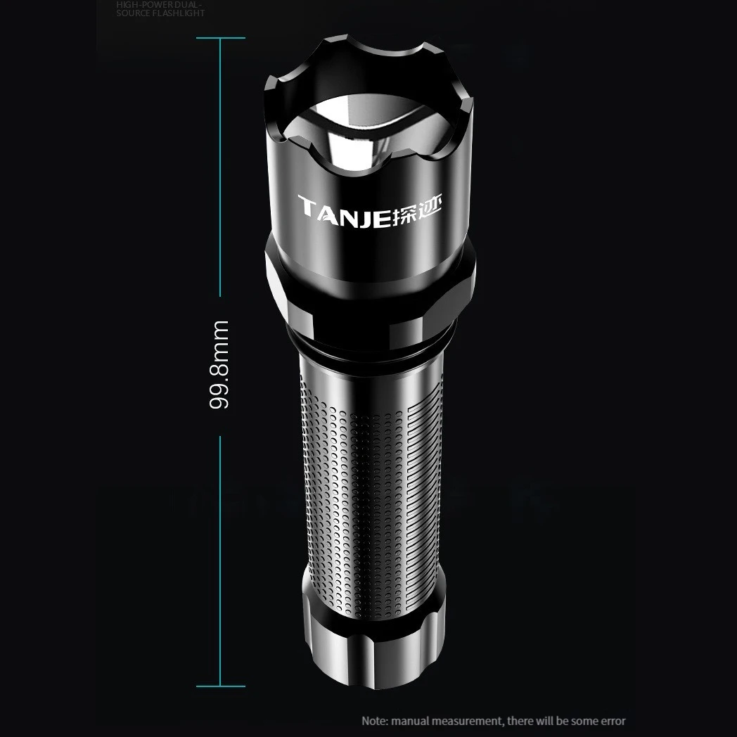 Mini-LED-Flashlights-USB-Rechargeable-Light-High-Power-Tactical-Modes ...