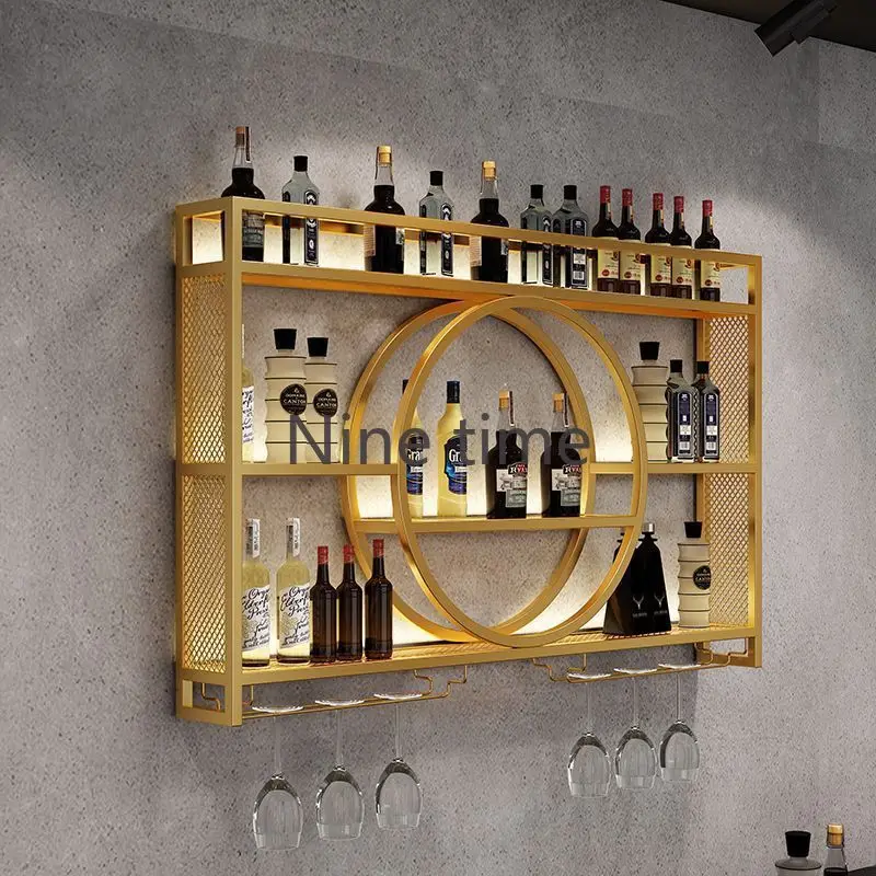Showcase-Furniture-Modern-Bar-Cabinet-Drinks-Wine-Glass-Wall-Bottle ...