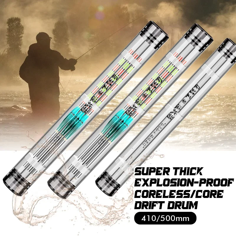 Fishing Float Storage Tube Large Capacity Clear Loaded Pellet Waggler ...