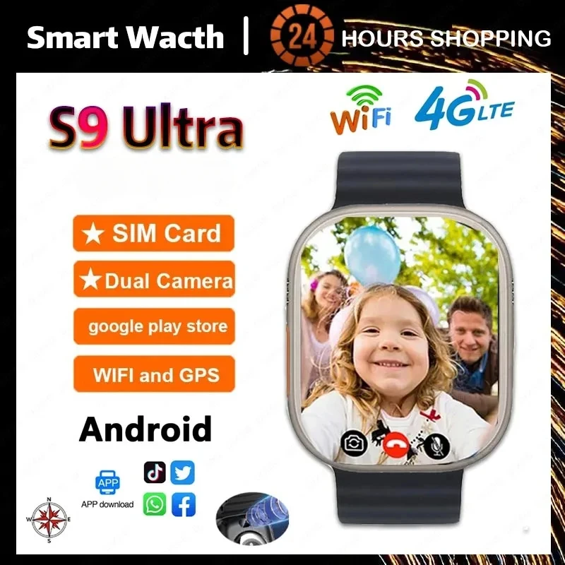 S9-Ultra-Android-sistema-Smartwatch-4G-rel-gio-inteligente-C-mera-dupla ...