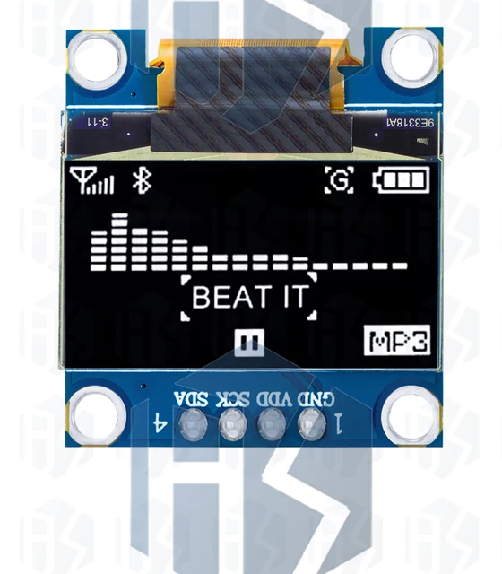 128x64 Oled Display Setup 2-Pack 0.96 Inch OLED Display - 128x64 I2C ...