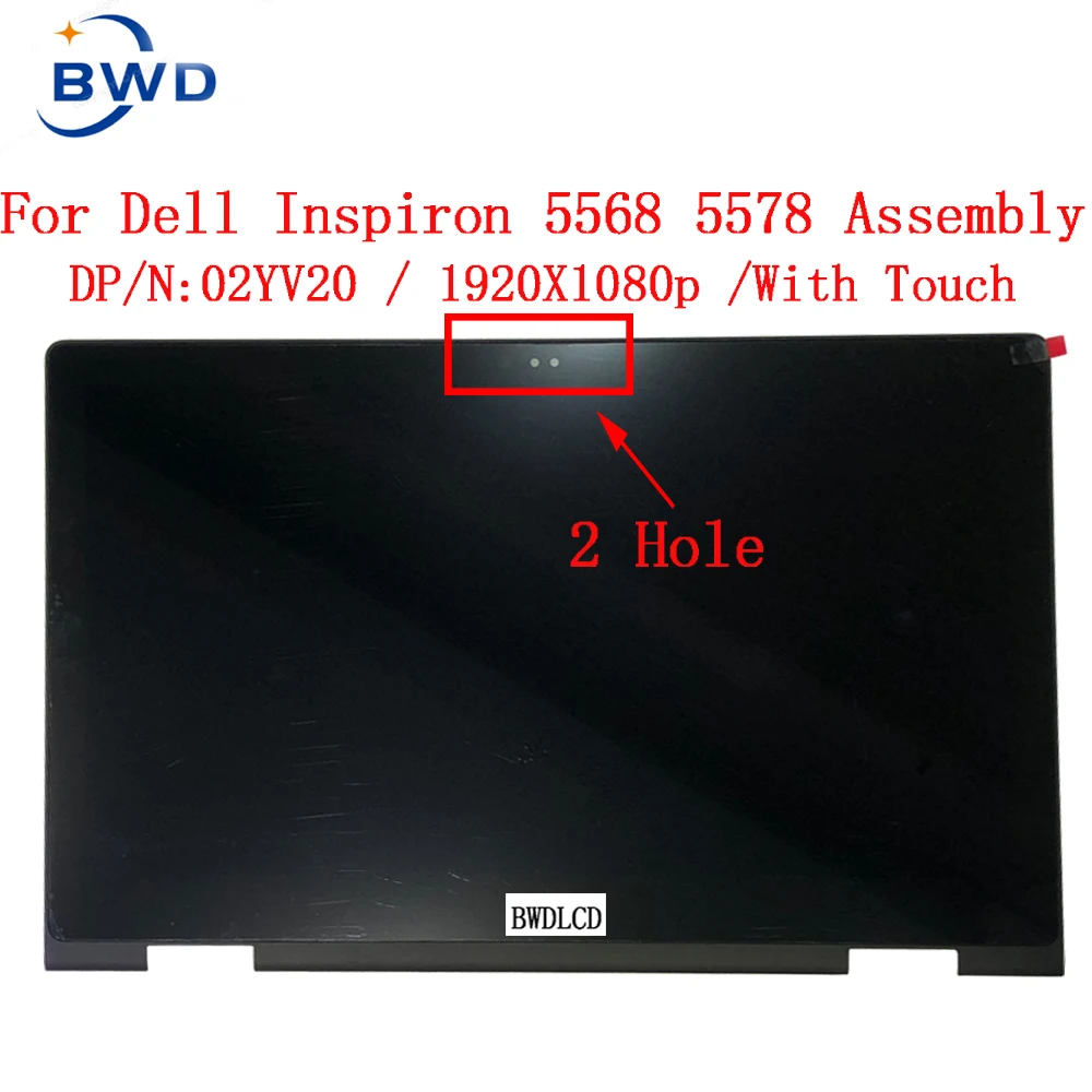 B156hab01.0 15.6 Polegada Para Dell Inspiron 15 5568 5578 7569 P58f Fhd ...