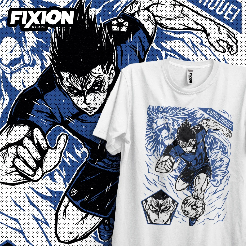 Blue-Lock-Barou-Anime-T-Shirt-Manga-Gift-For-Anime-Lover-All-Size ...