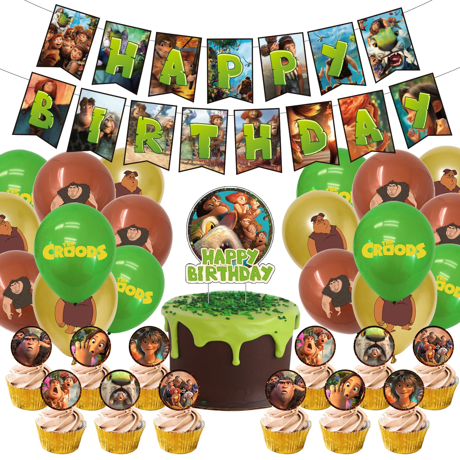 The Croods Birthday Invitations