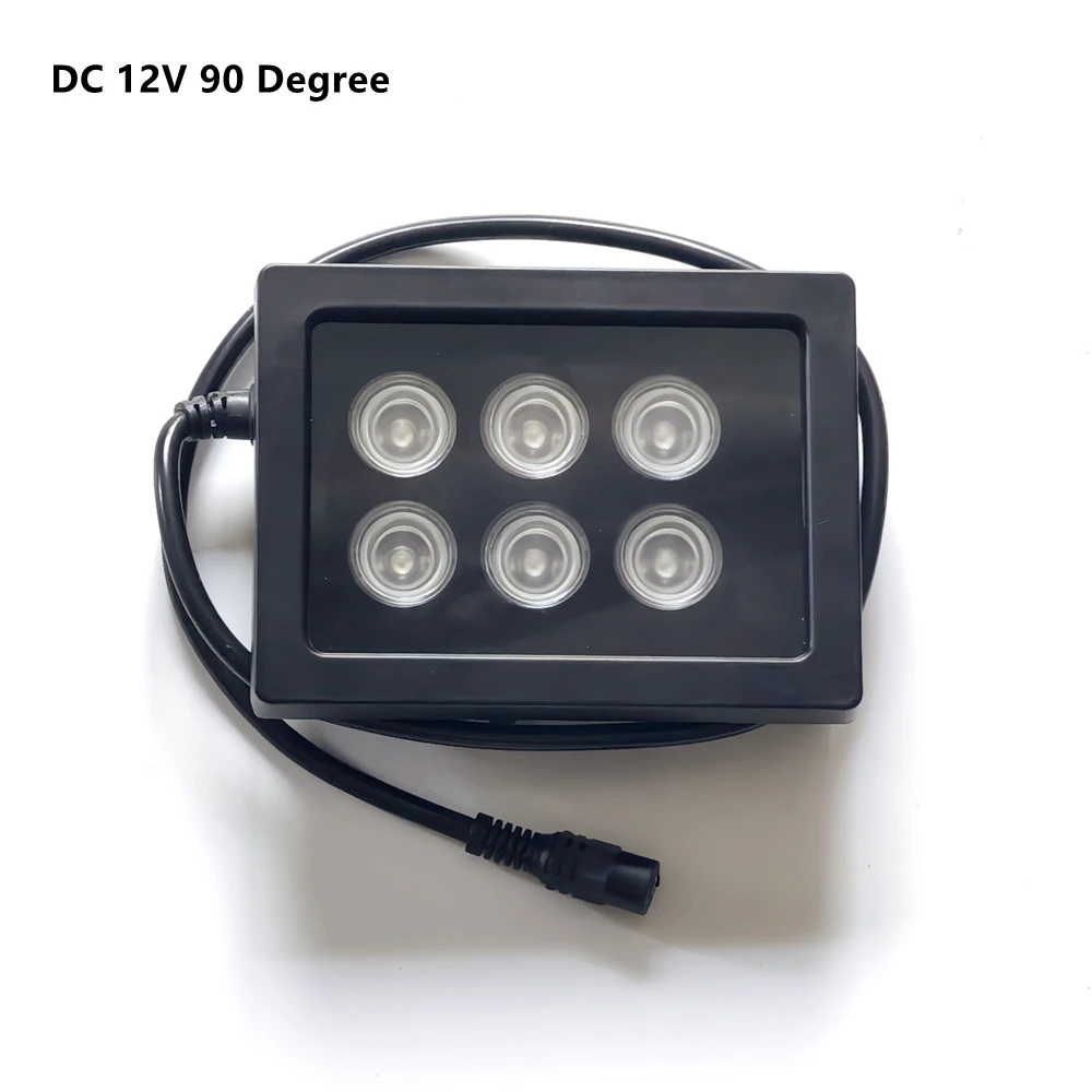 DC 12V 90 Degree CCTV LEDS IR led Illuminator Light IR Infrared ...