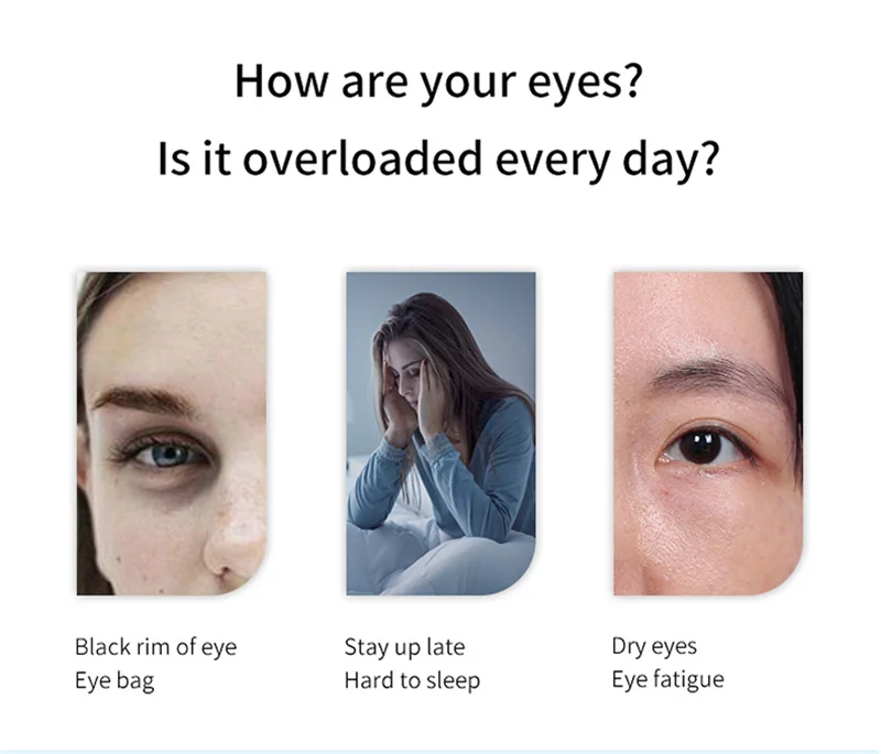 BLANC - Masseur Pour Les Yeux, Compresse Chaude, Instrument De Soins ...