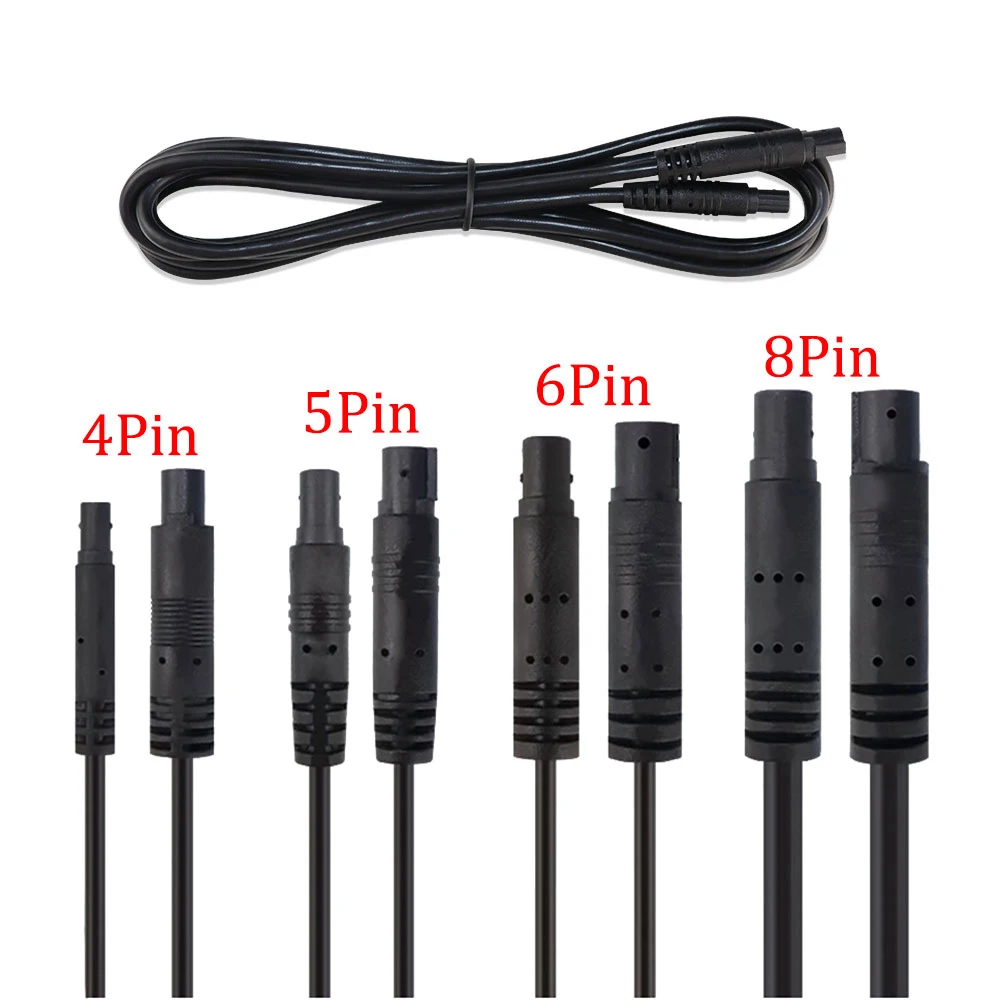 4pin 5pin 6pin 8pin Male to Female Extension connector Cables Cord fofe ...