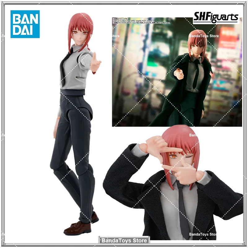 재고 있음 오리지널 S.H.Figuarts SHF Makima 전기 톱 남자 애니메이션 액션 컬렉션 피규어 모델 장난감 ...