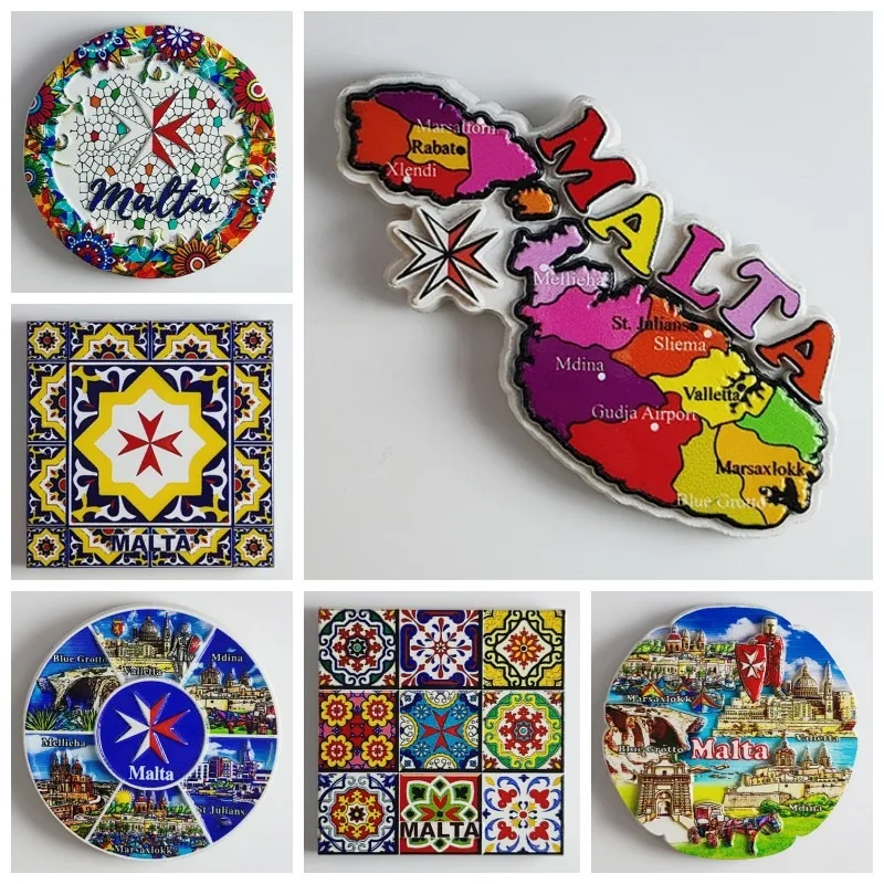 Malta-Fridge-Stickers-Travelling-Souvenirs-Home-Decor-Refrigerator ...