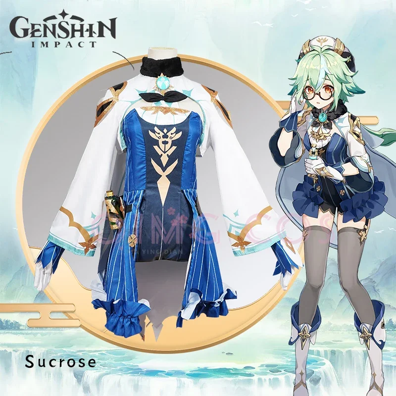 Genshin-Impact-disfraz-de-sucrosa-para-adultos-uniforme-de-carnaval ...