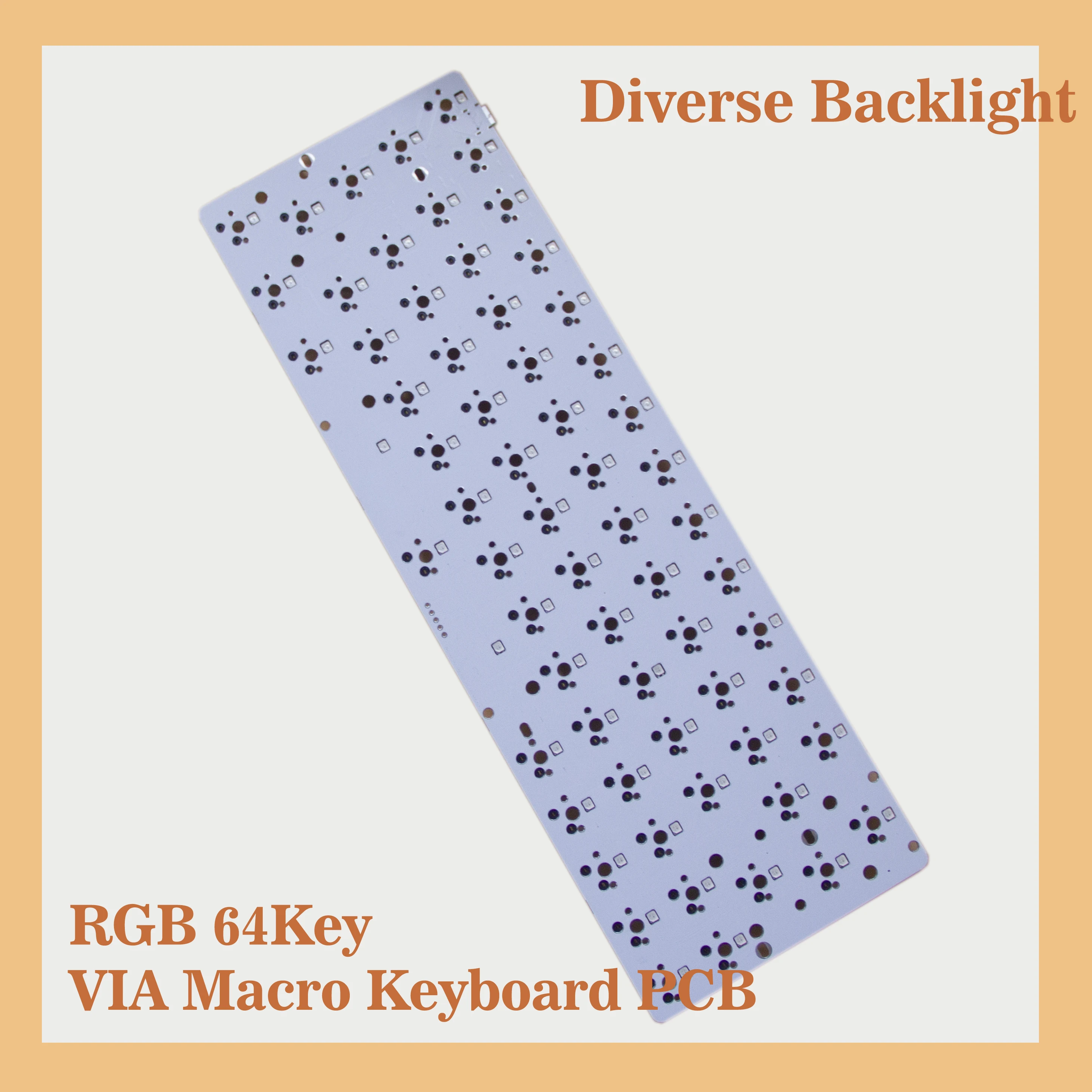 Hot-swap-64-Key-VIA-Firmware-Function-Keyboard-PCB-60-Layout-Fully ...