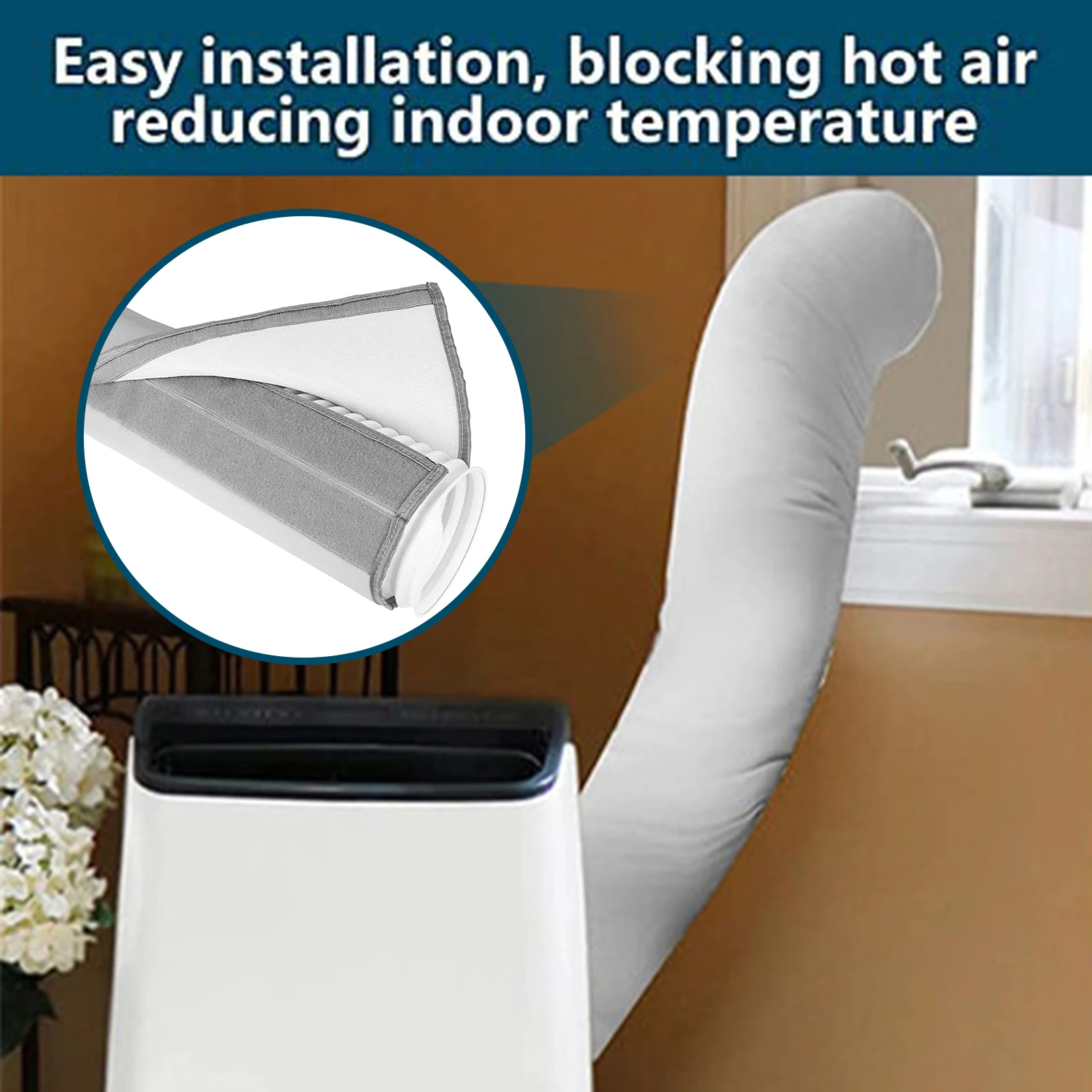 AC-Hose-Cover-Fastener-Tape-Quick-Installation-Universal-5-5-9-Inches ...