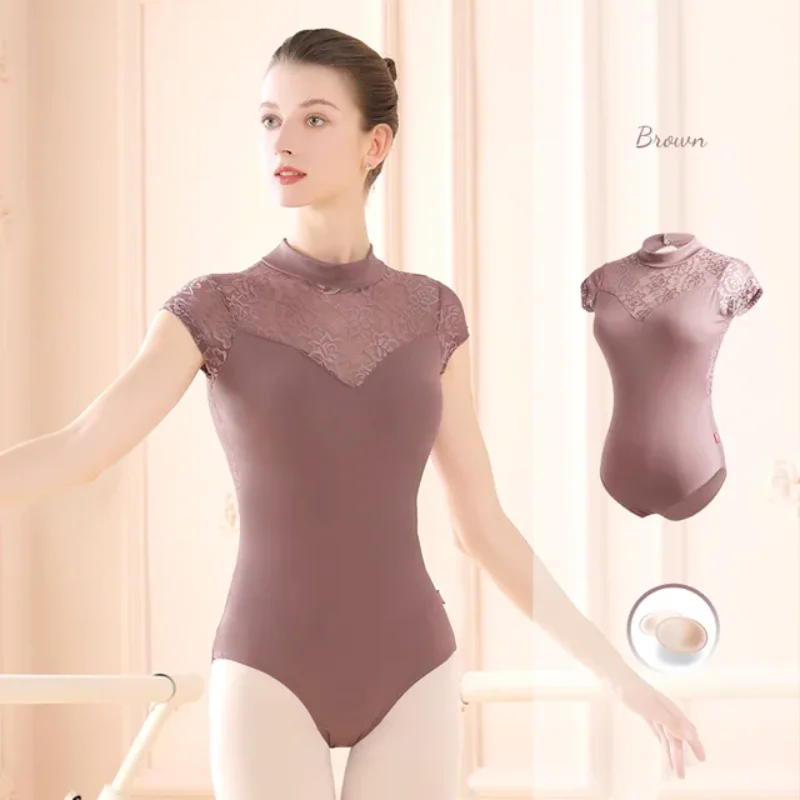 Women-Ballet-Leotards-Gymnastics-Bodysuit-Dance-Costume-Adult-Lace ...