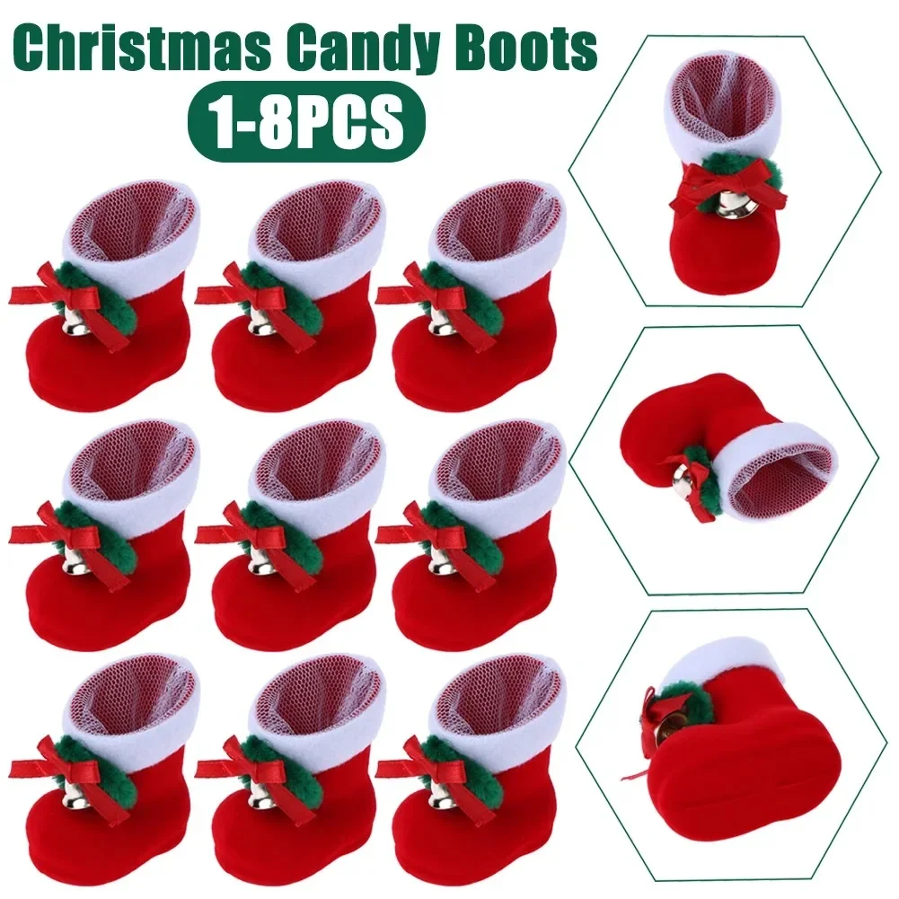 1-2-5-8Pcs-Christmas-Gift-Candy-Boots-Home-Party-Decor-Christmas-Santa ...