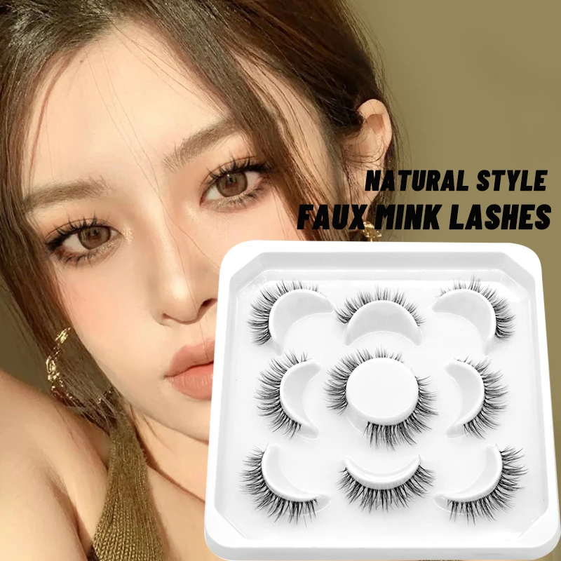 GROINNEYA-5-pairs-fake-eyelashes-faux-mink-lashes-mink-lashes-naturally ...