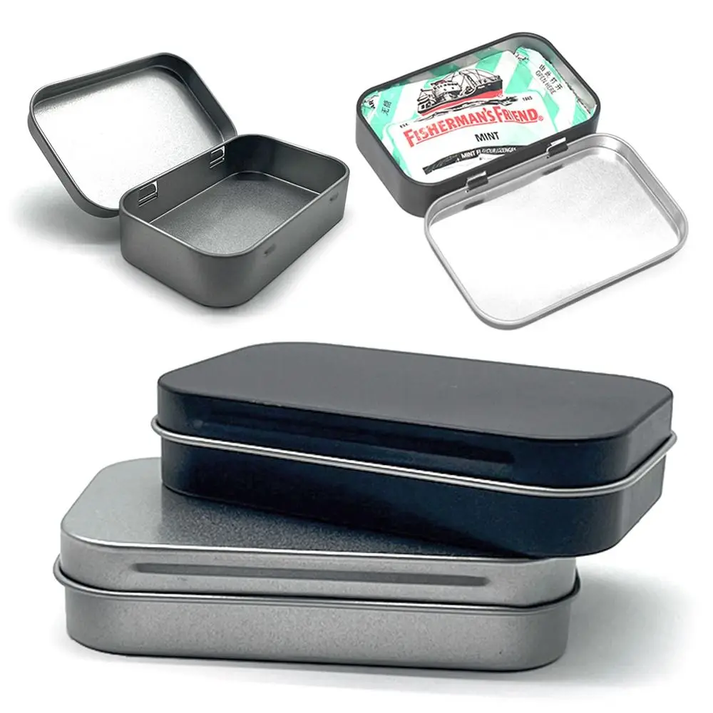 Mini-Metal-Storage-Box-With-Flip-Lid-Empty-Hinged-Iron-Box-Portable ...