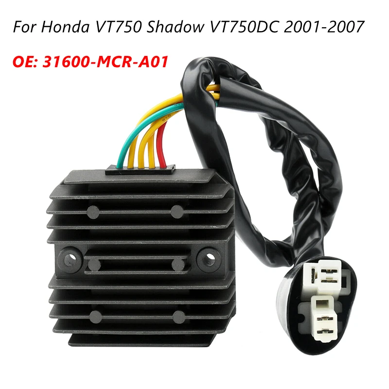 31600-MCR-A01 Motorcycle Rectifier Voltage Regulators For Honda VT750 ...
