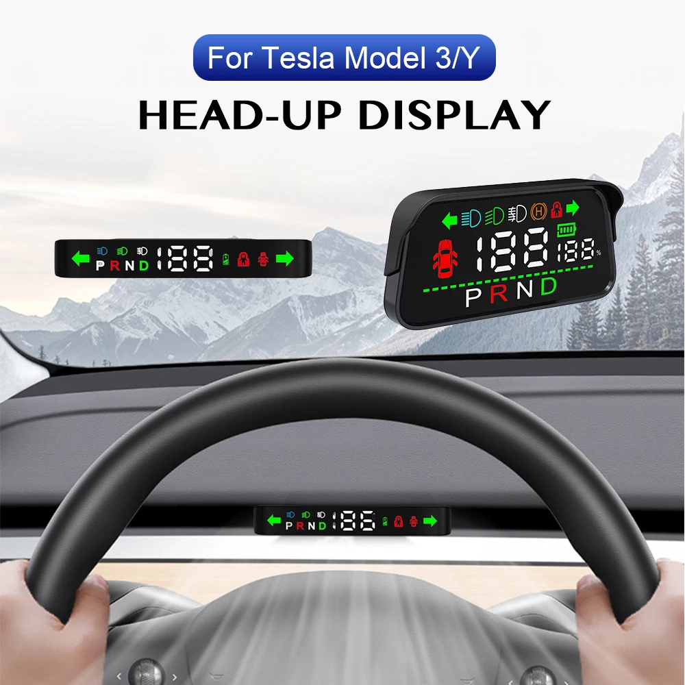 HUD-For-Tesla-Model-3-Y-2016-2023-Car-Head-Up-Display-Digital ...