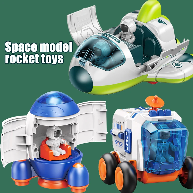 Children-Puzzle-Space-Toy-Car-Simulation-Model-Astronaut-Rocket ...