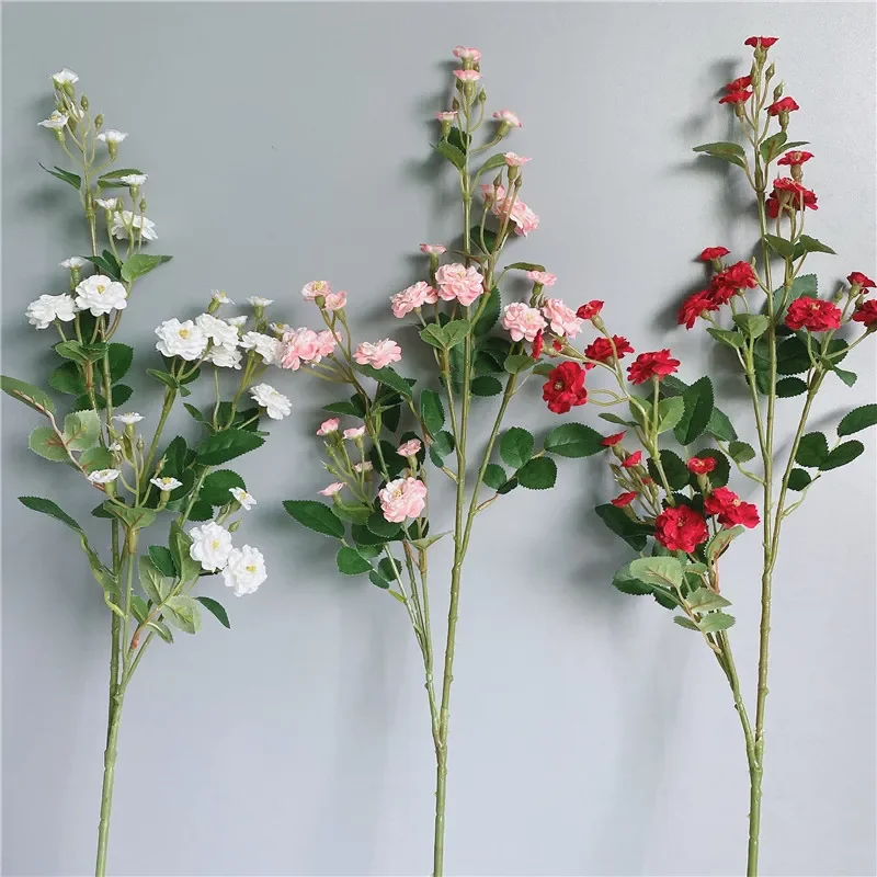 1pcs-Luxury-Mini-Roses-Long-Branch-Silk-Artificial-Flowers-for-Home ...