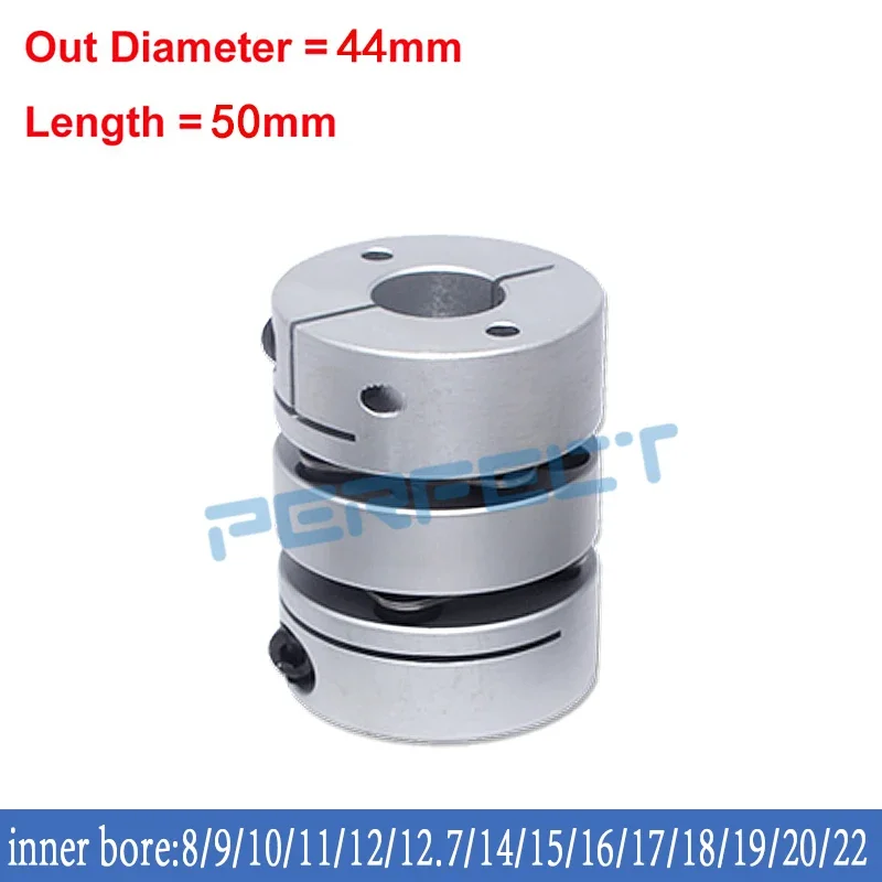 D44L50 flexible diaphragm coupling inner diameter 8/10/12/14/15/16/17 ...