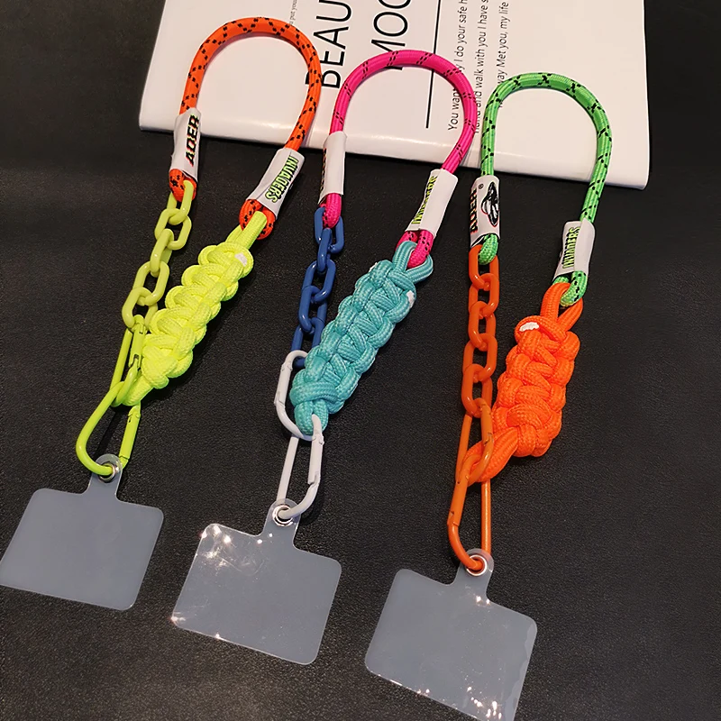 Mobile-Phone-Lanyard-Hand-woven-Knot-Lanyard-Portable-Short-Universal ...