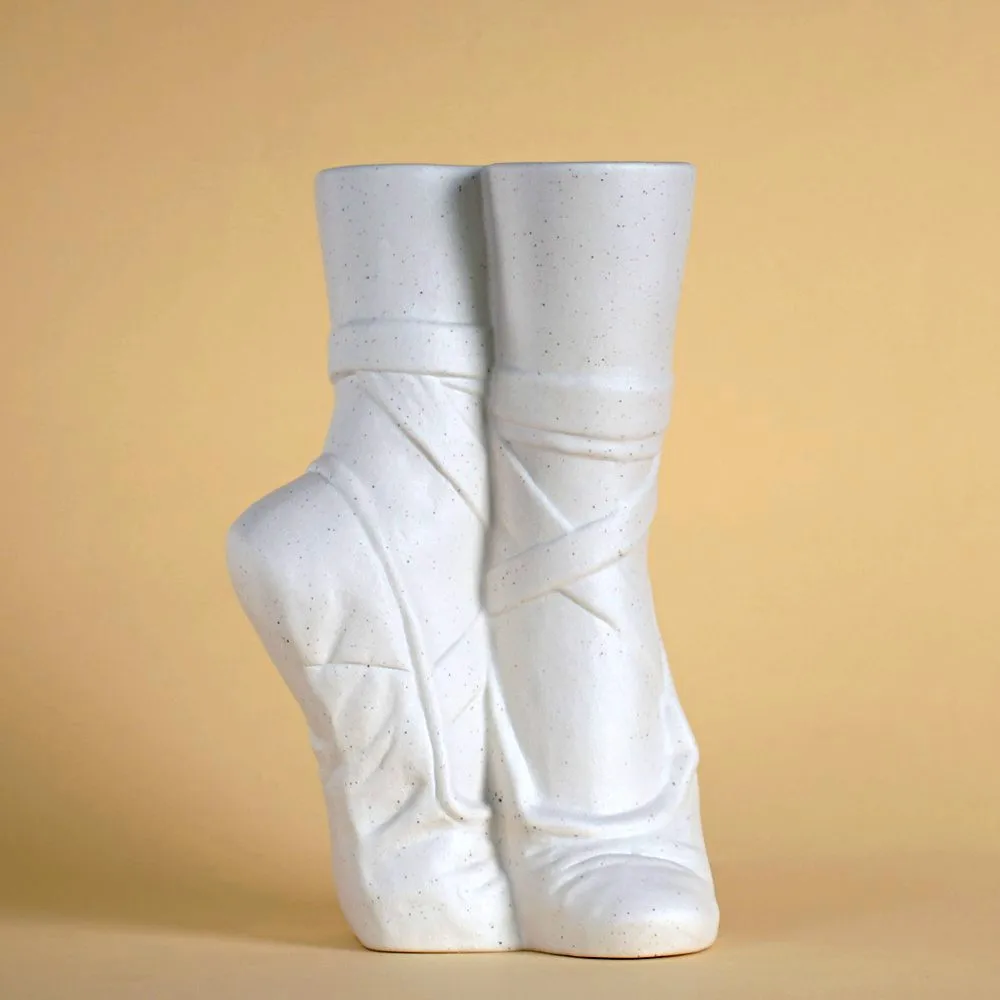 CAPIRON-White-Black-Decorative-Ballerina-Dance-Shoe-Vase-for-Ballet ...
