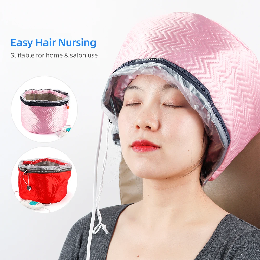 Electric Heating Hair Cap Steamer Nourishing Hair Thermal Treatment ...