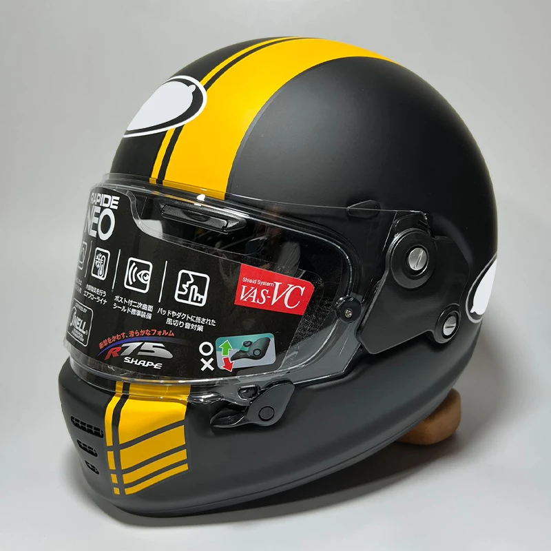 Full Face Motorcycle Helmet Rapide Neo Base Orange Helmet Riding Motocross Racing Motobike Helmet