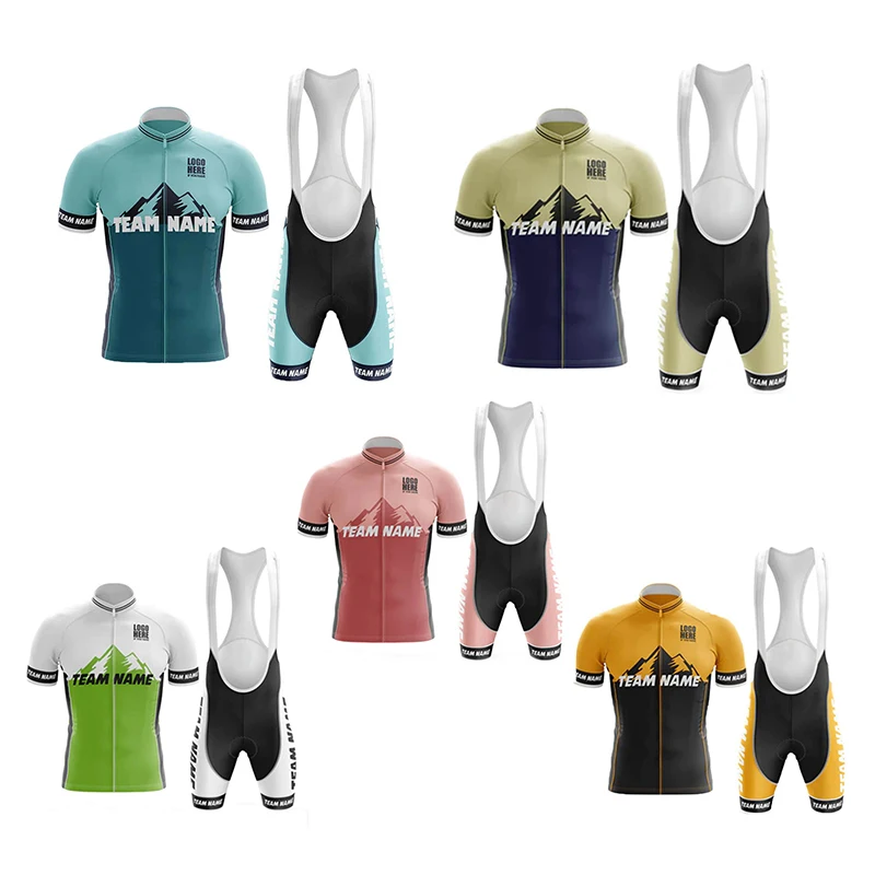 Factory Customized Team Bike Uniform Cycling Jersey Set Summer Road ...