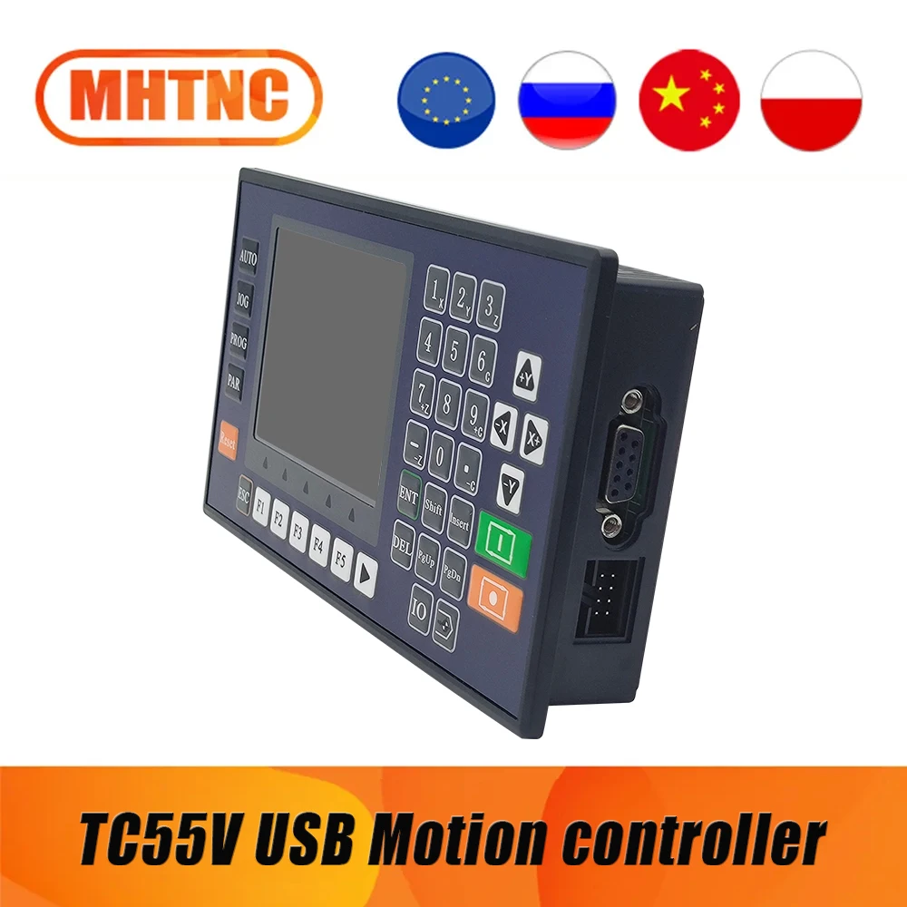 MHTNC-1-2-3-4-Axis-TC55V-USB-Motion-controller-adjustable-speed-programmable-servo-stepper ...