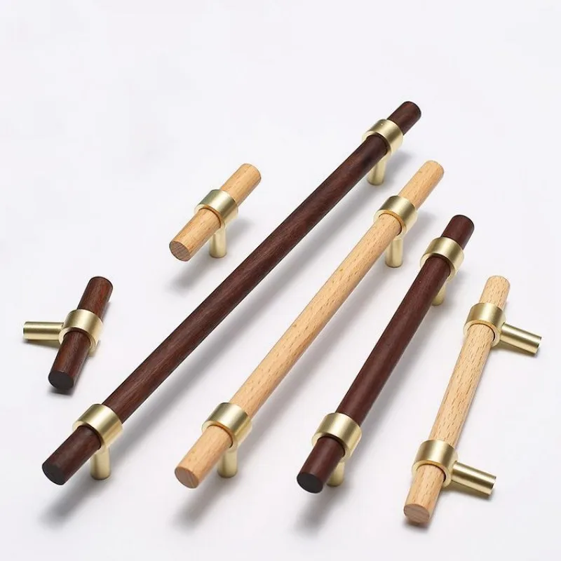 Natural-Wooden-Furniture-Handles-Wardrobe-Pulls-Drawer-Knobs-Kitchen ...