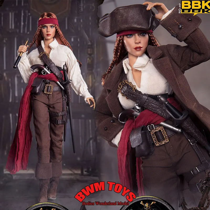 In Stock BBK BBK017 1/6 Scale Pirate Captain Sofia Female Girl Soldier ...