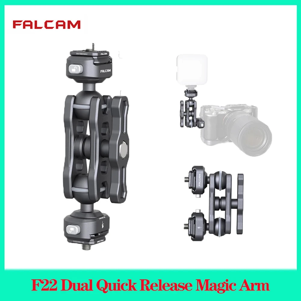 Falcam-F22-Dual-Head-Quick-Release-Magic-Arm-360-Rotation-for-DSLR ...