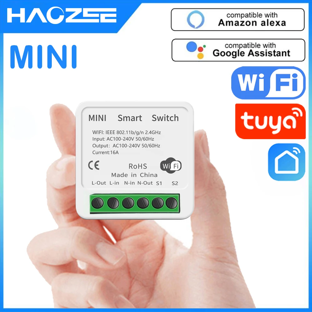 16A Diy Wifi Intelligens Fénykapcsoló Relé Modul Megszakító Yandex ...