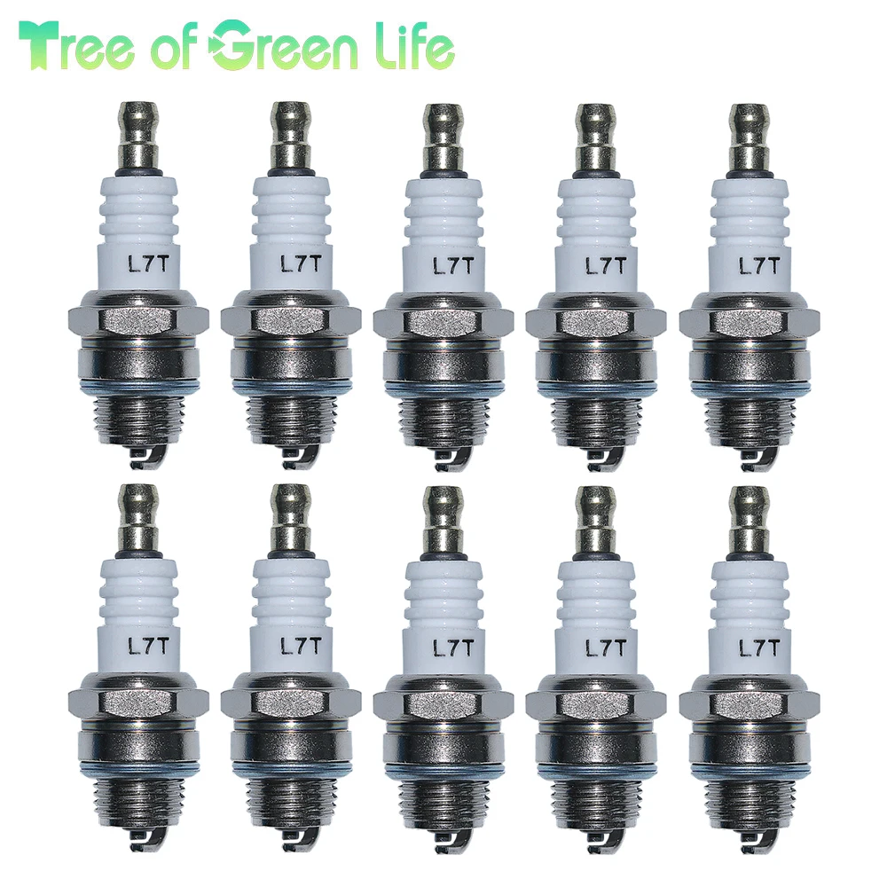 10pcs-L7T-Spark-Plug-for-motosierra-gasolina-Chainsaws-Spare-Parts-Garden-Tools-Gasoline ...